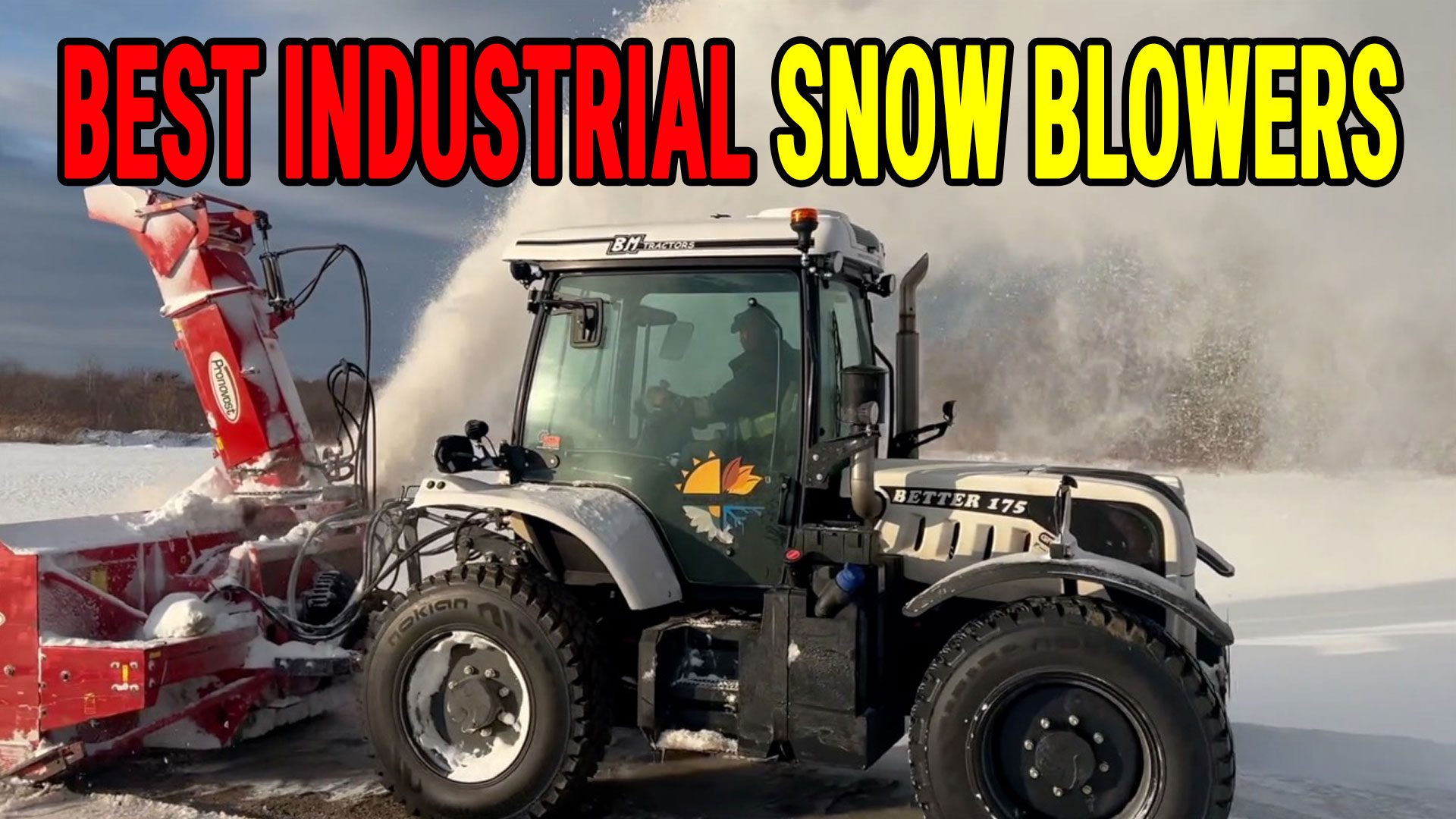 Best Industrial Snow Blowers for use with the Better 175 Tractor ...